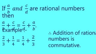Properties of Rational Numbers | PPTX