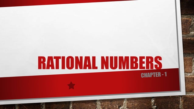 Rational numbers class 8 | PPTX