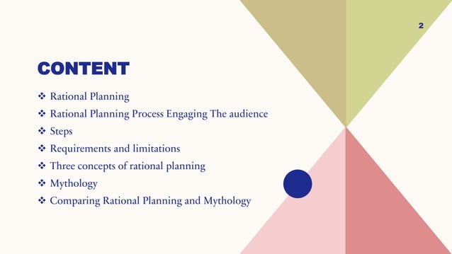 rational planning (PART OF URBAN PLANNING) | PPT