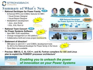 What's New in Rational Software for POWER Systems | PPT