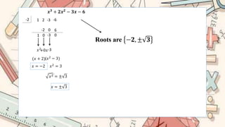 Rational Roots Theorem (Irrational and Imaginary).pptx