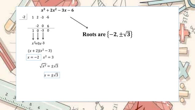 Rational Roots Theorem (Irrational and Imaginary).pptx