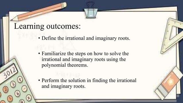Rational Roots Theorem (Irrational and Imaginary).pptx