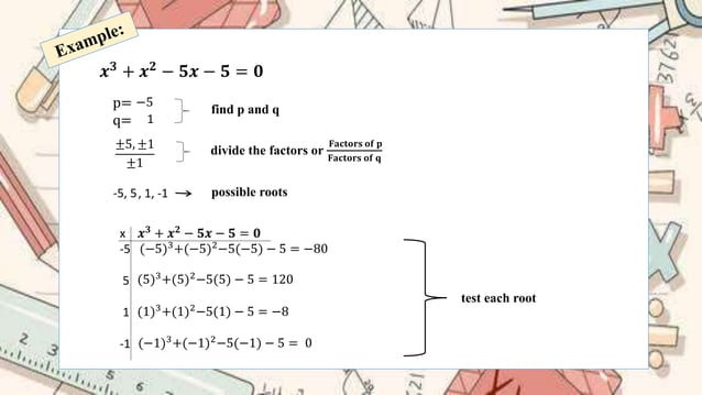 Rational Roots Theorem (Irrational and Imaginary).pptx