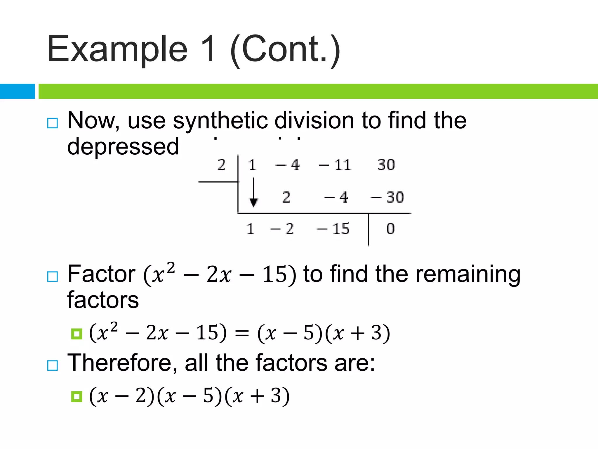Rational Root Theorem | PPTX