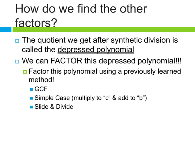 Rational Root Theorem | PPTX | Computing | Technology & Computing