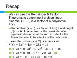 Rational Root Theorem Proof