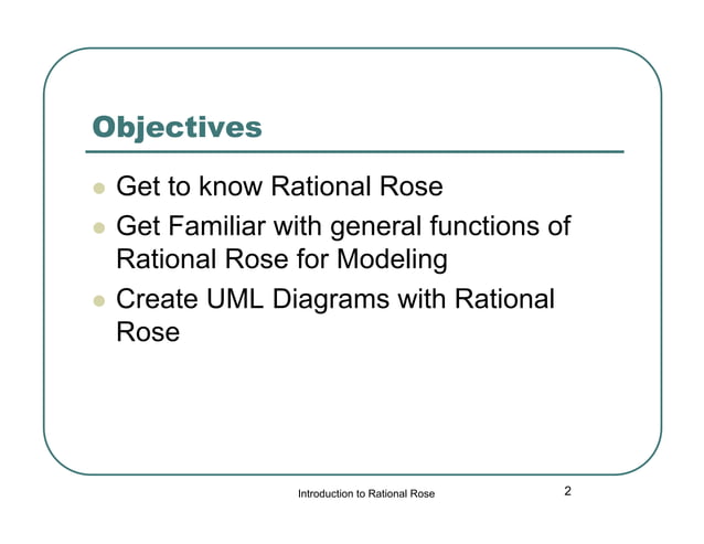 Rational rose tutorial | PDF