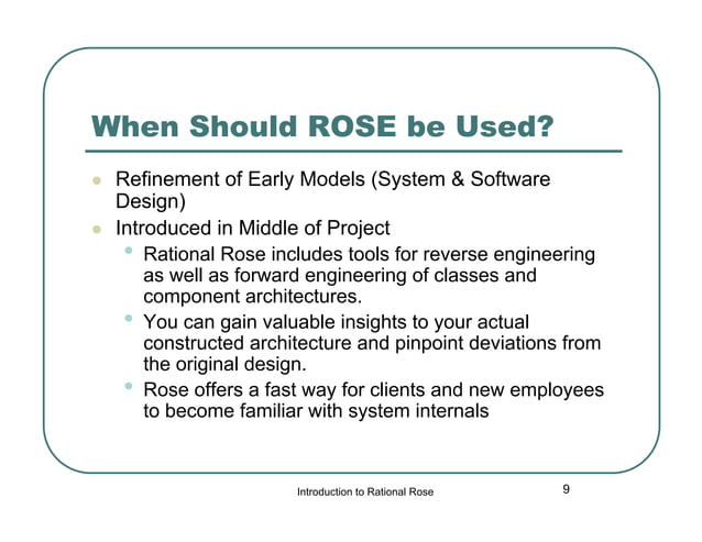 Rational rose tutorial | PDF