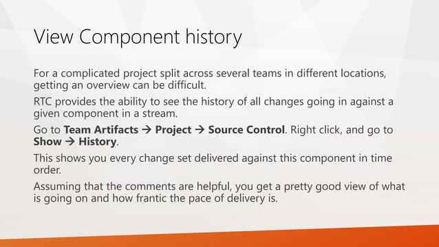 Rational team concert (RTC) tips | PPT