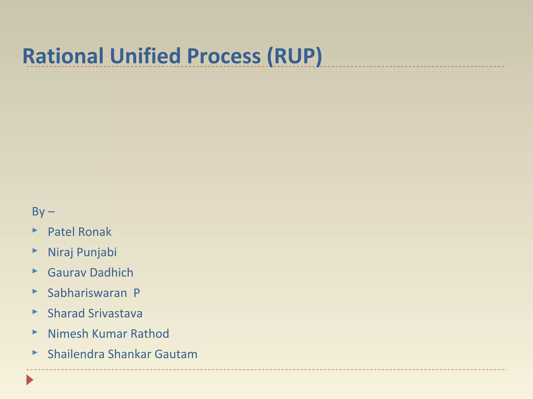 Presentation - Rational Unified Process | PPT