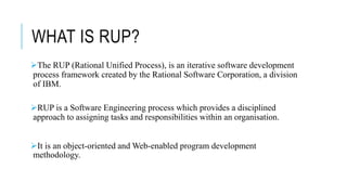 Rational Unified Process by Vincent Prince Mutimbanyoka | PPT