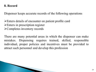 Rational prescribing,dispensing and use of drugs | PPTX