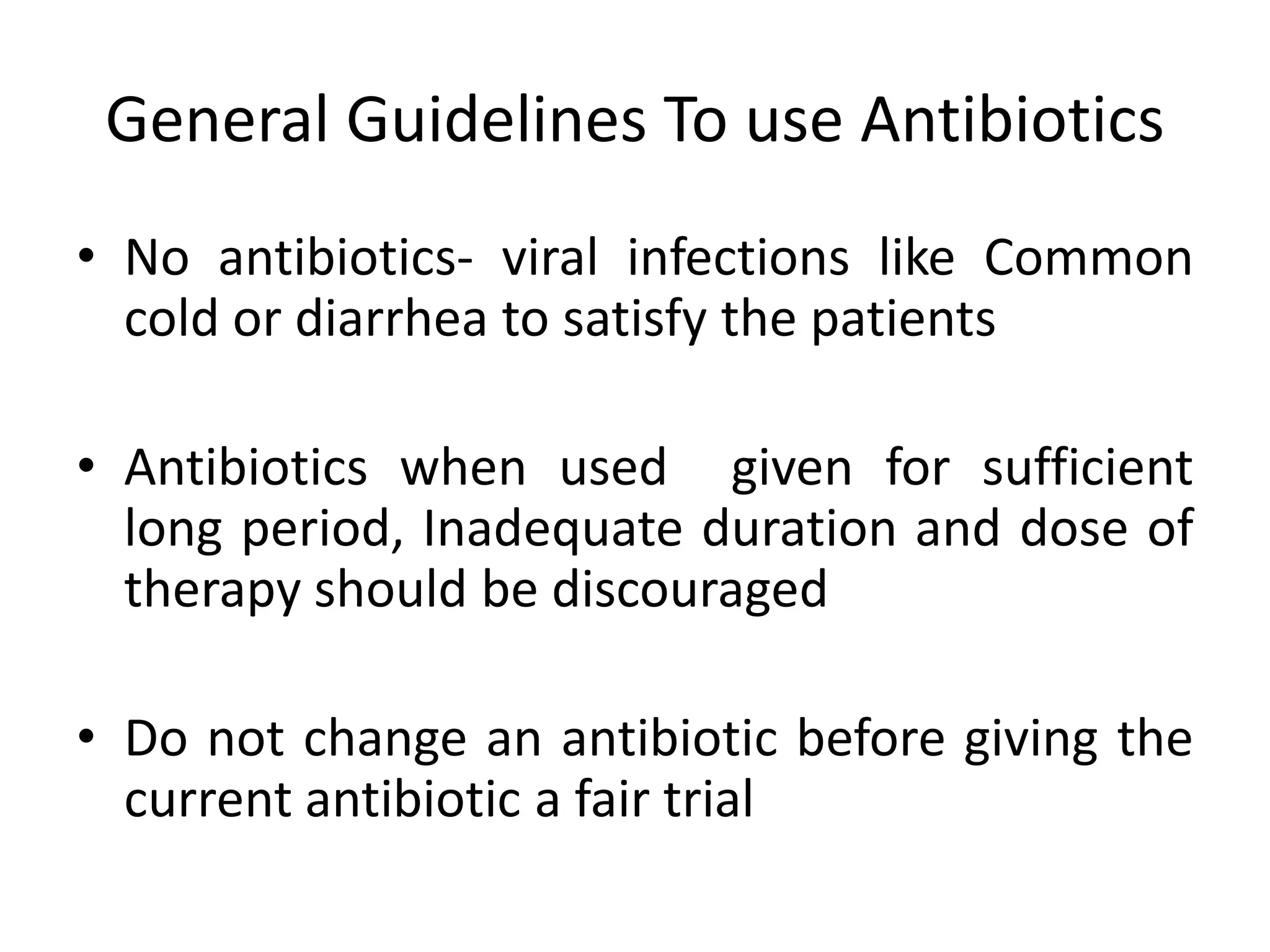 Rational use of antibiotics | PPTX