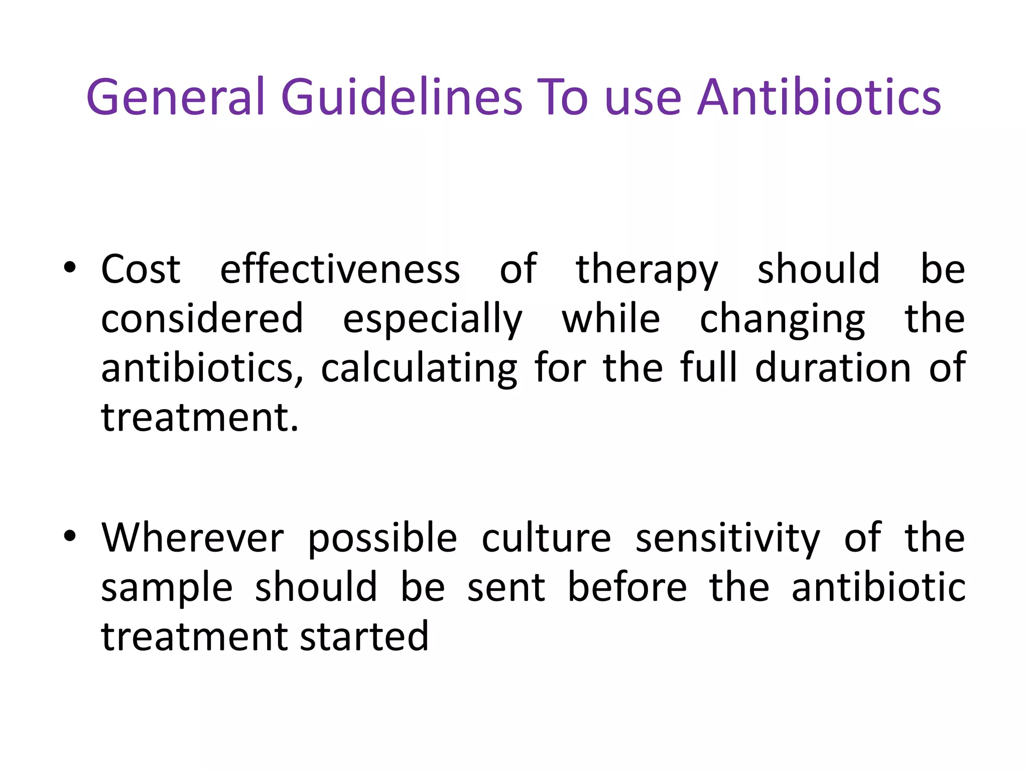 Rational use of antibiotics | PPTX