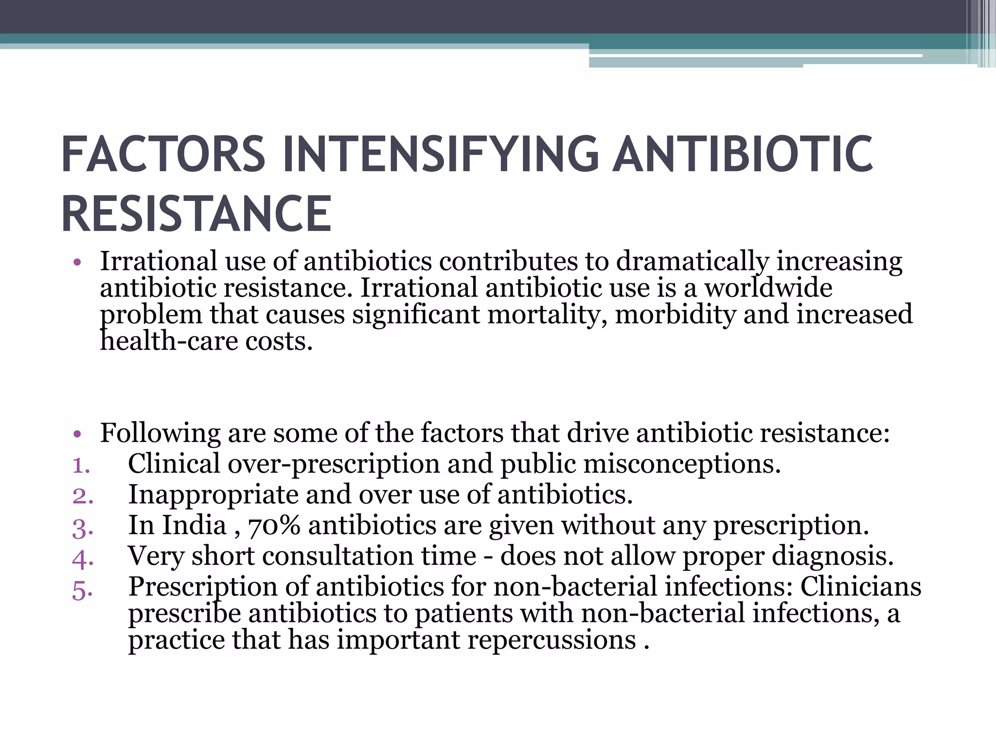 Rational use of antibiotics | PPTX