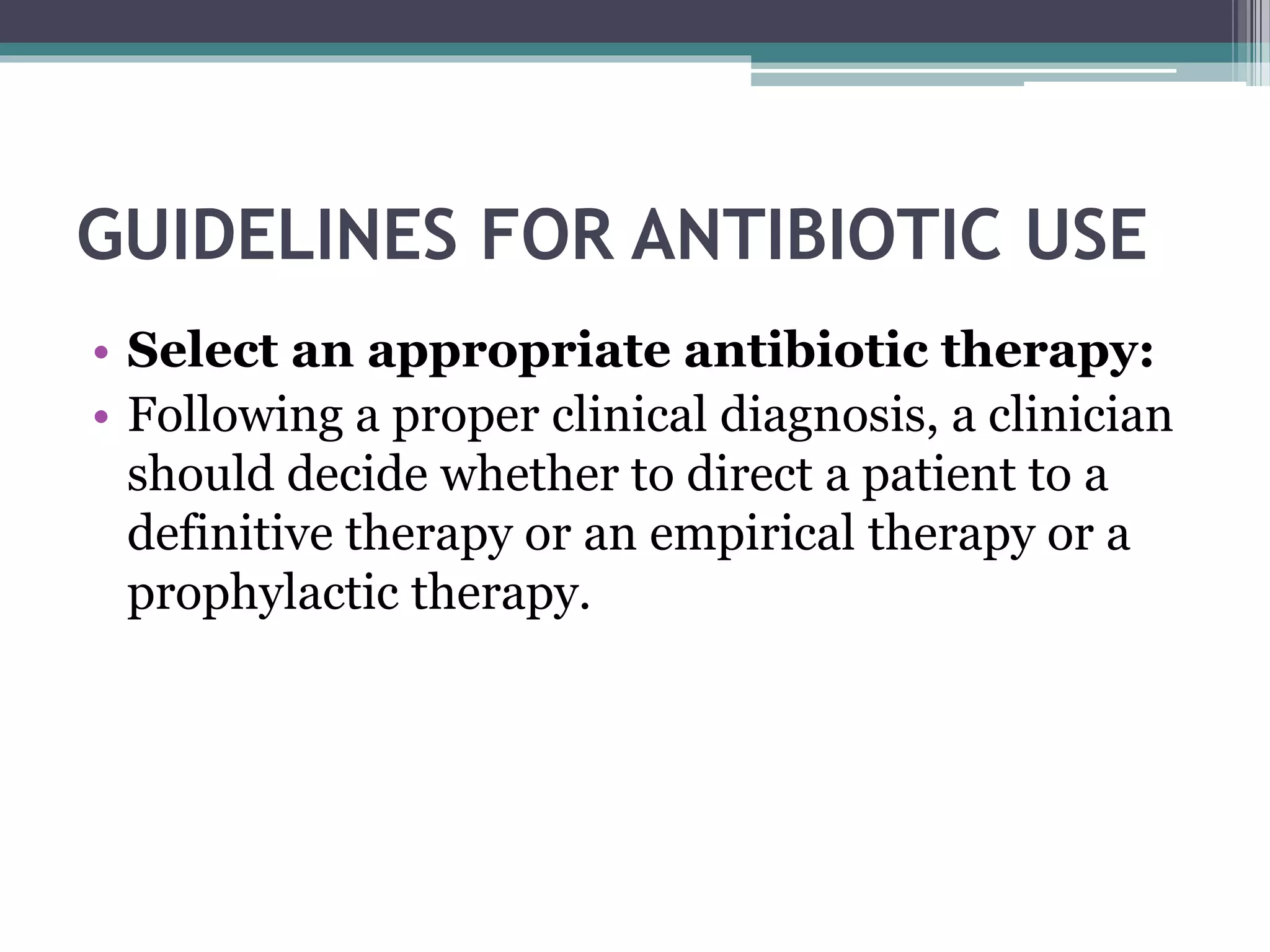 Rational use of antibiotics | PPTX