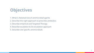 Rational use of Antibiotics - MBBS MICROBIOLOGY 2024 | PPTX