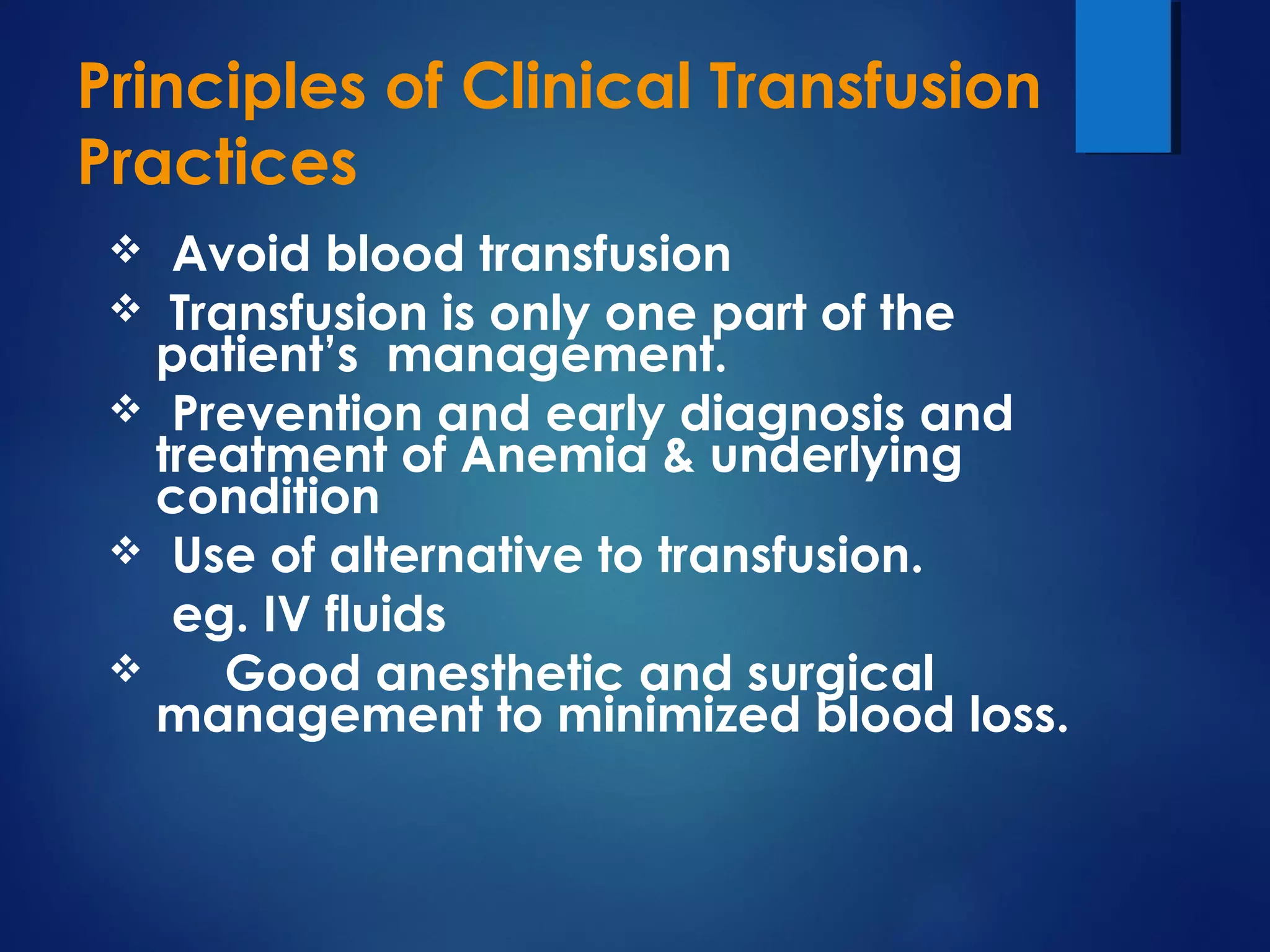 Rational use of blood | PPT