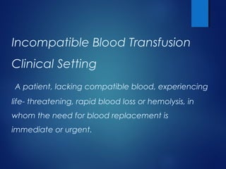 Rational use of blood | PPT