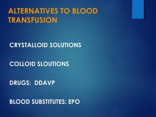 Rational use of blood | PPT
