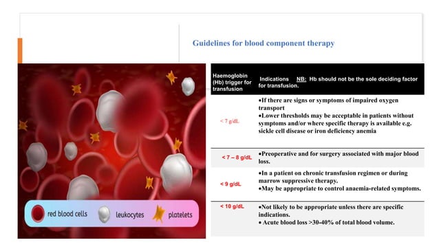 Rational use of Blood.pptx | Blood Disorders | Diseases and Conditions