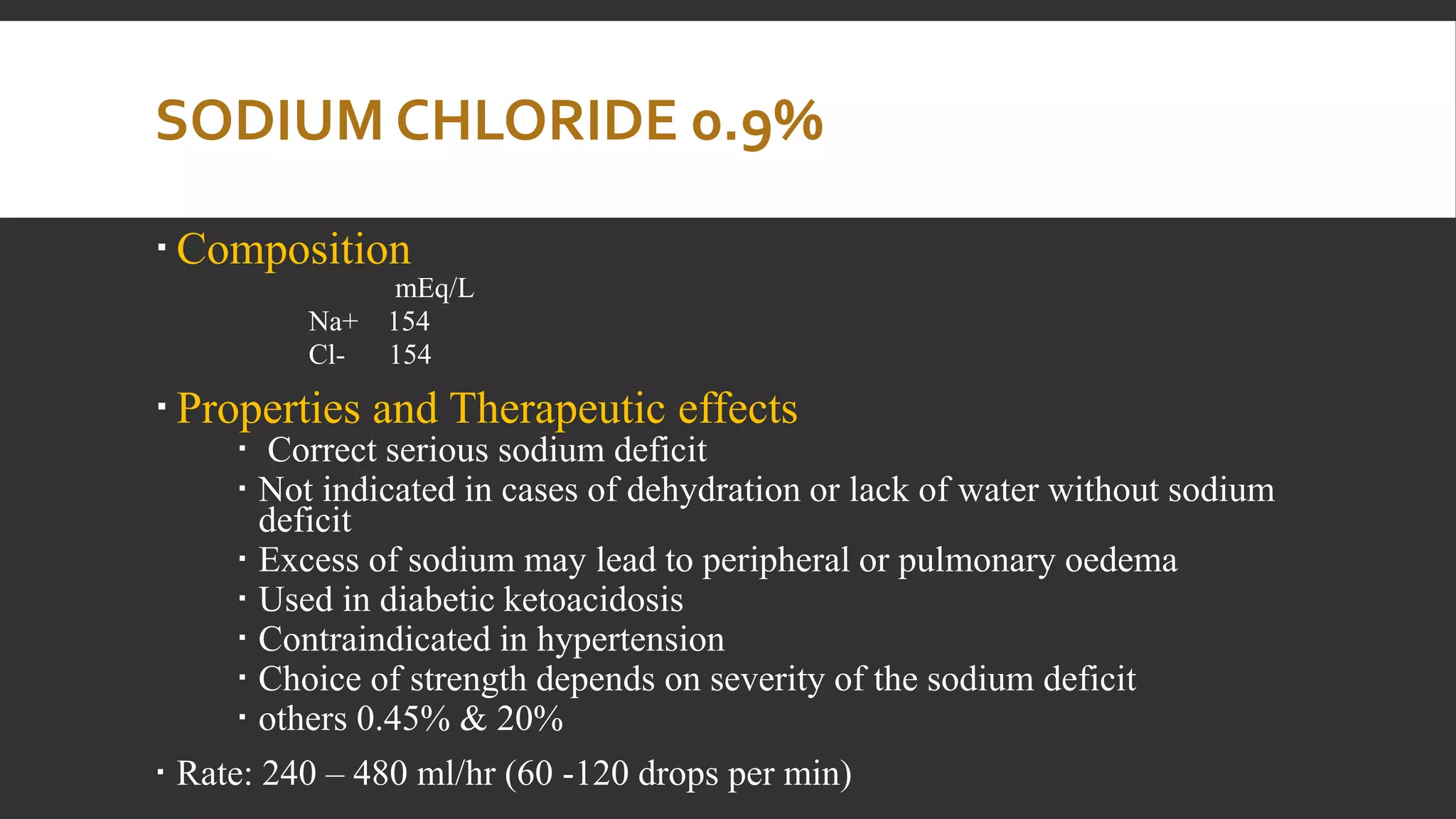 Rational use of intravenous fluids by Dr. Ketor | PPTX