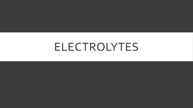 Rational use of intravenous fluids by Dr. Ketor | PPT