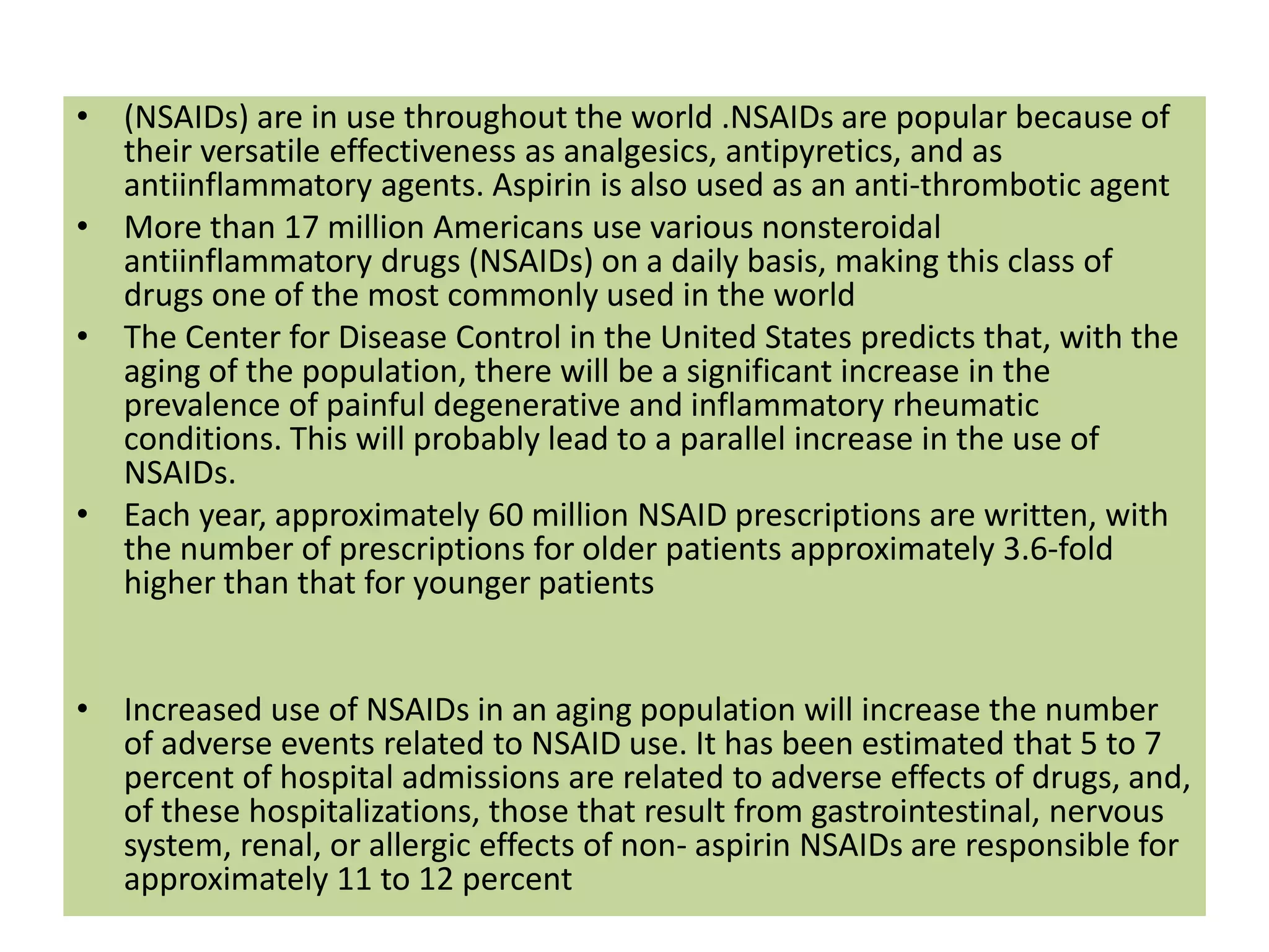 Rational use of NSAIDS | PPTX