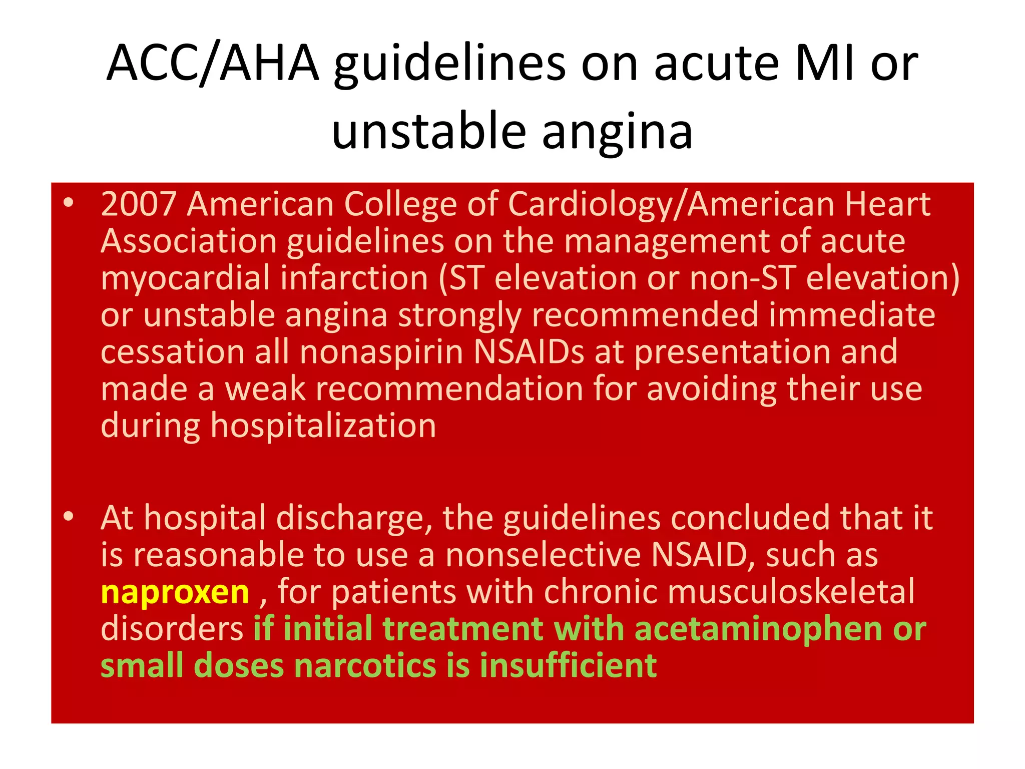 Rational use of NSAIDS | PPTX