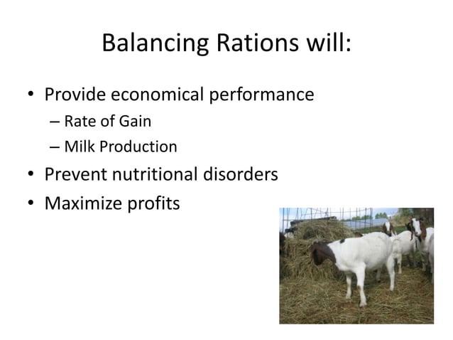 Ration balancing | PPTX | Nutrition | Healthy Living