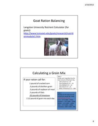 Ration balancing | PDF | Nutrition | Healthy Living
