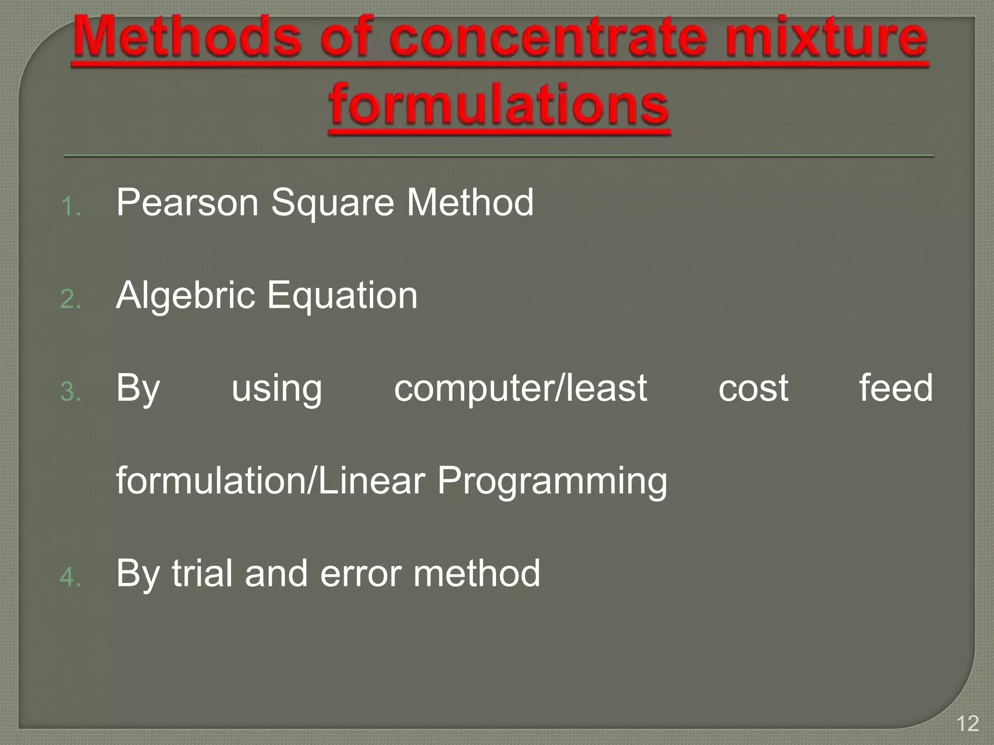 Ration formulation | PPTX