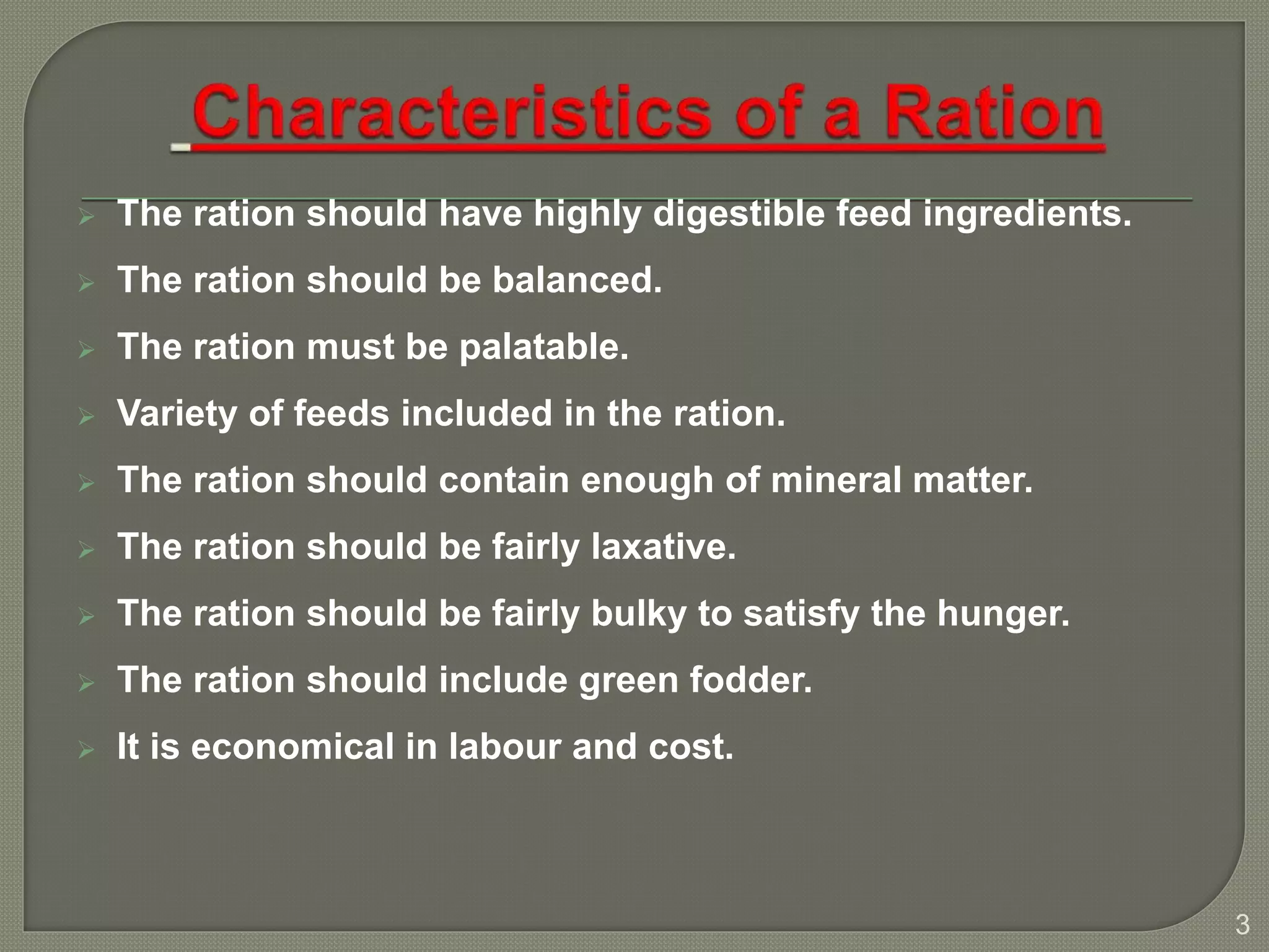 Ration formulation | PPTX