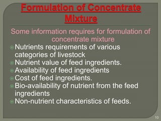 Ration formulation | PPTX