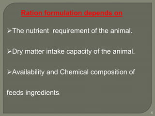 Ration formulation | PPTX