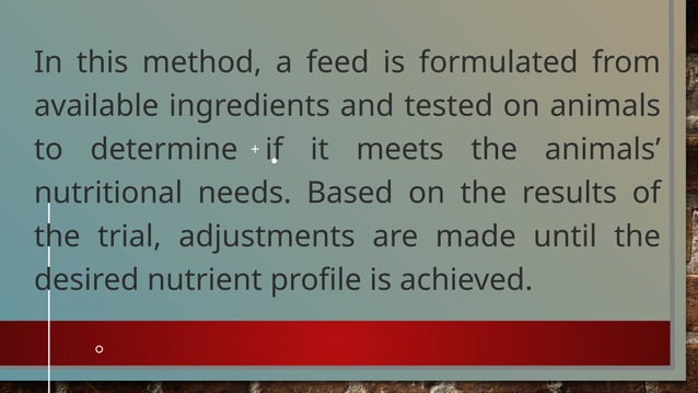 RATION FORMULATION- GRADE 9 ANIMAL PRODUCTION | PPTX | Nutrition ...