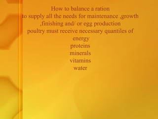 ration formulation1.pdf | Nutrition | Healthy Living