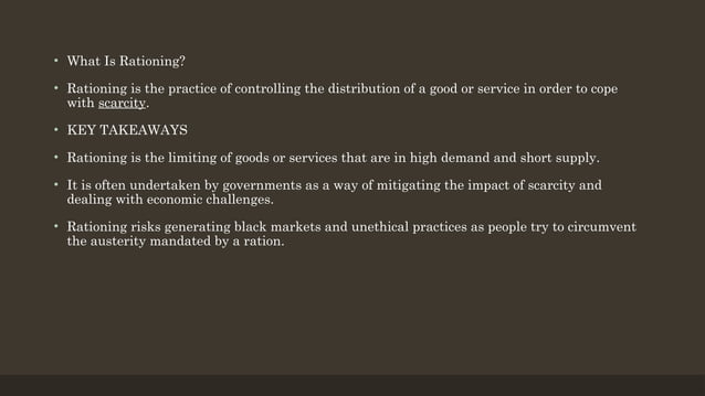 rationing prices and government control.pptx