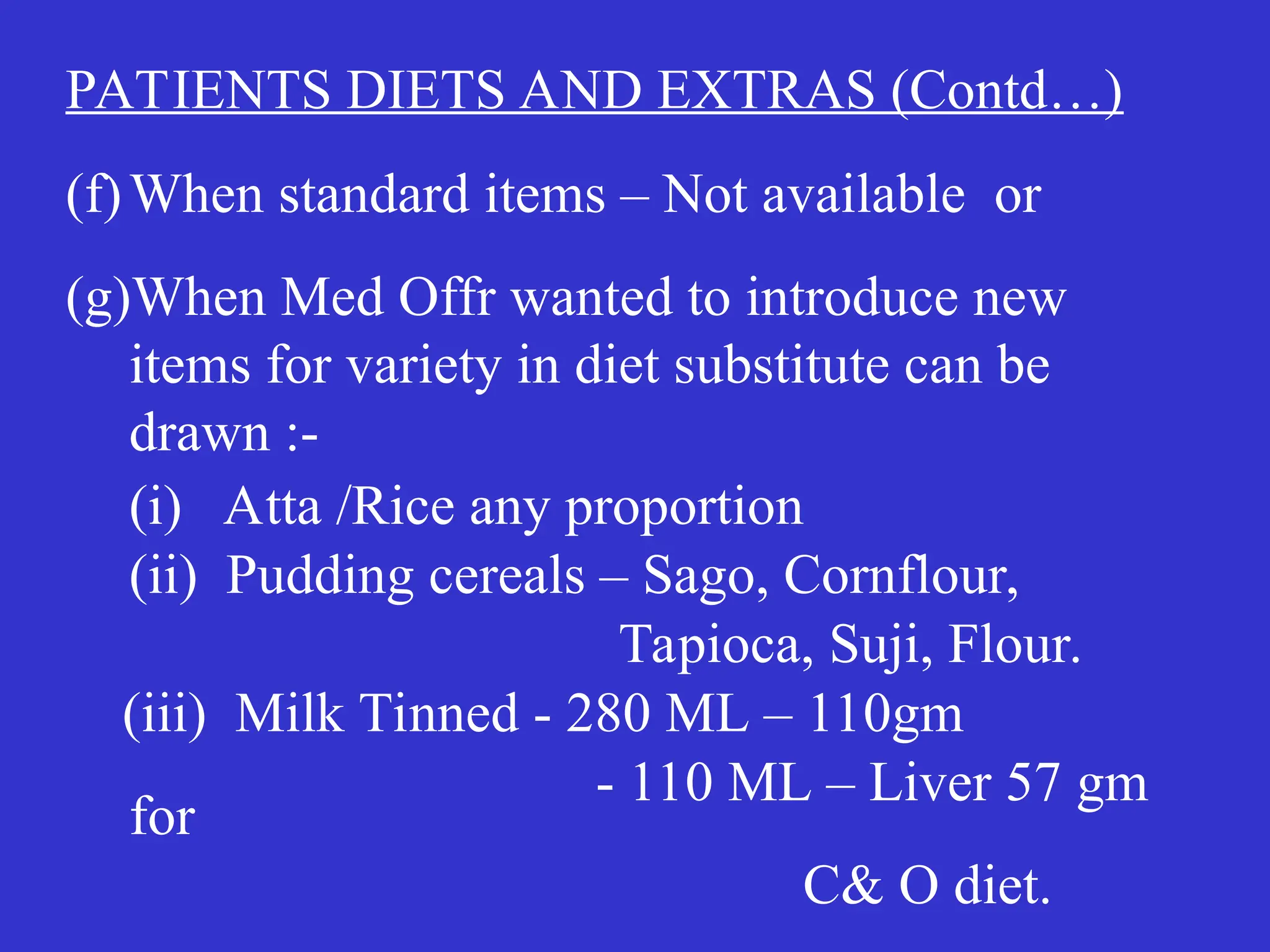 Ration scales in Indian Army power point | PPT