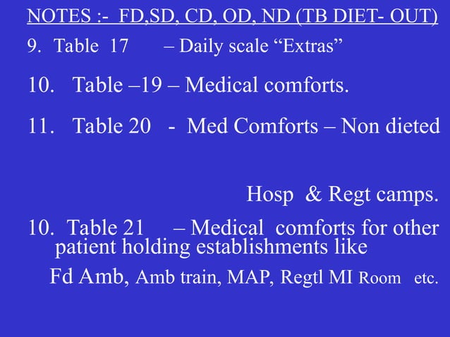 Ration scales in Indian Army power point | PPT