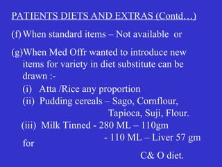 Ration scales in Indian Army power point | PPT