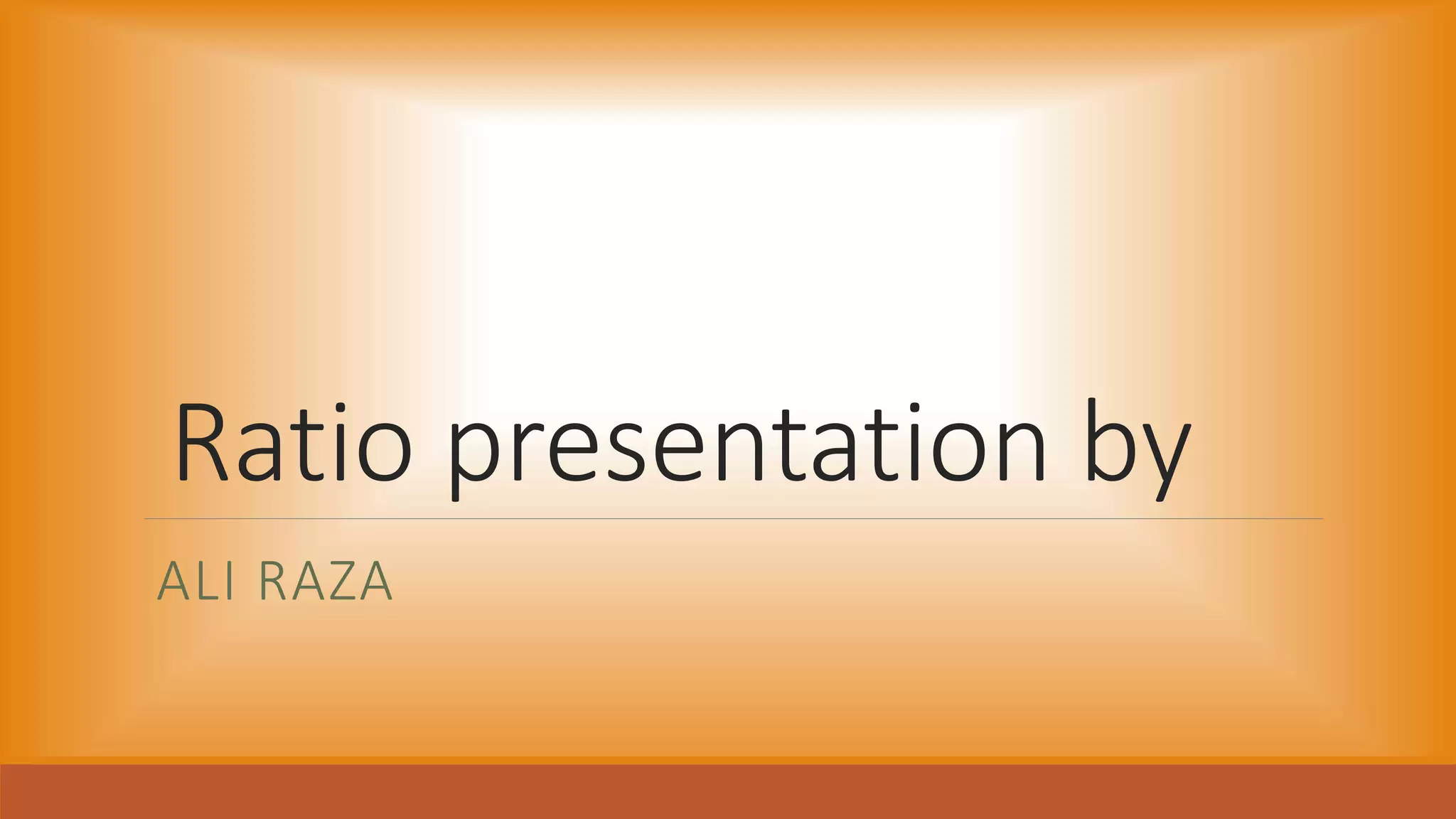 Ratio presentation for class 5 and 6 | PPTX
