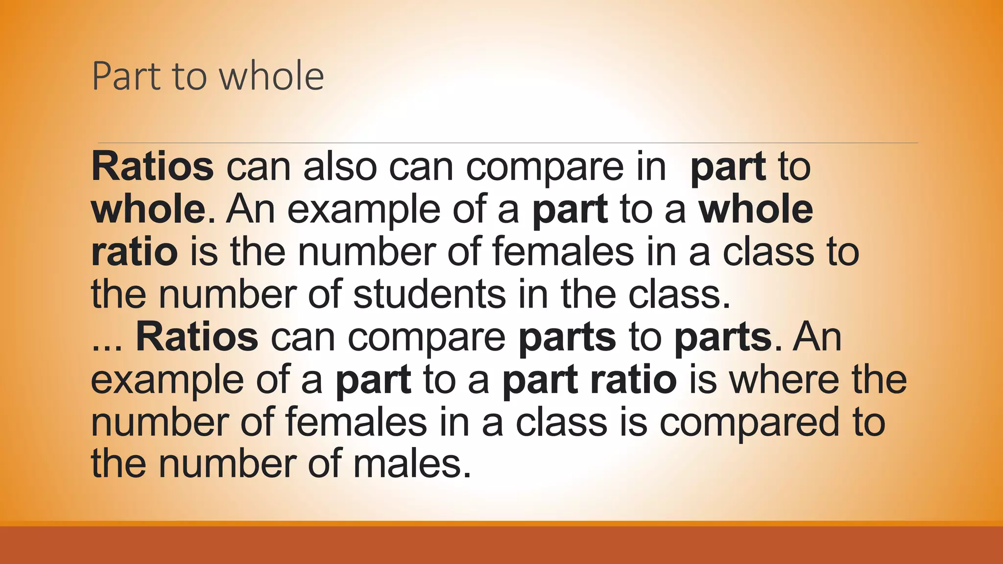 Ratio presentation for class 5 and 6 | PPTX