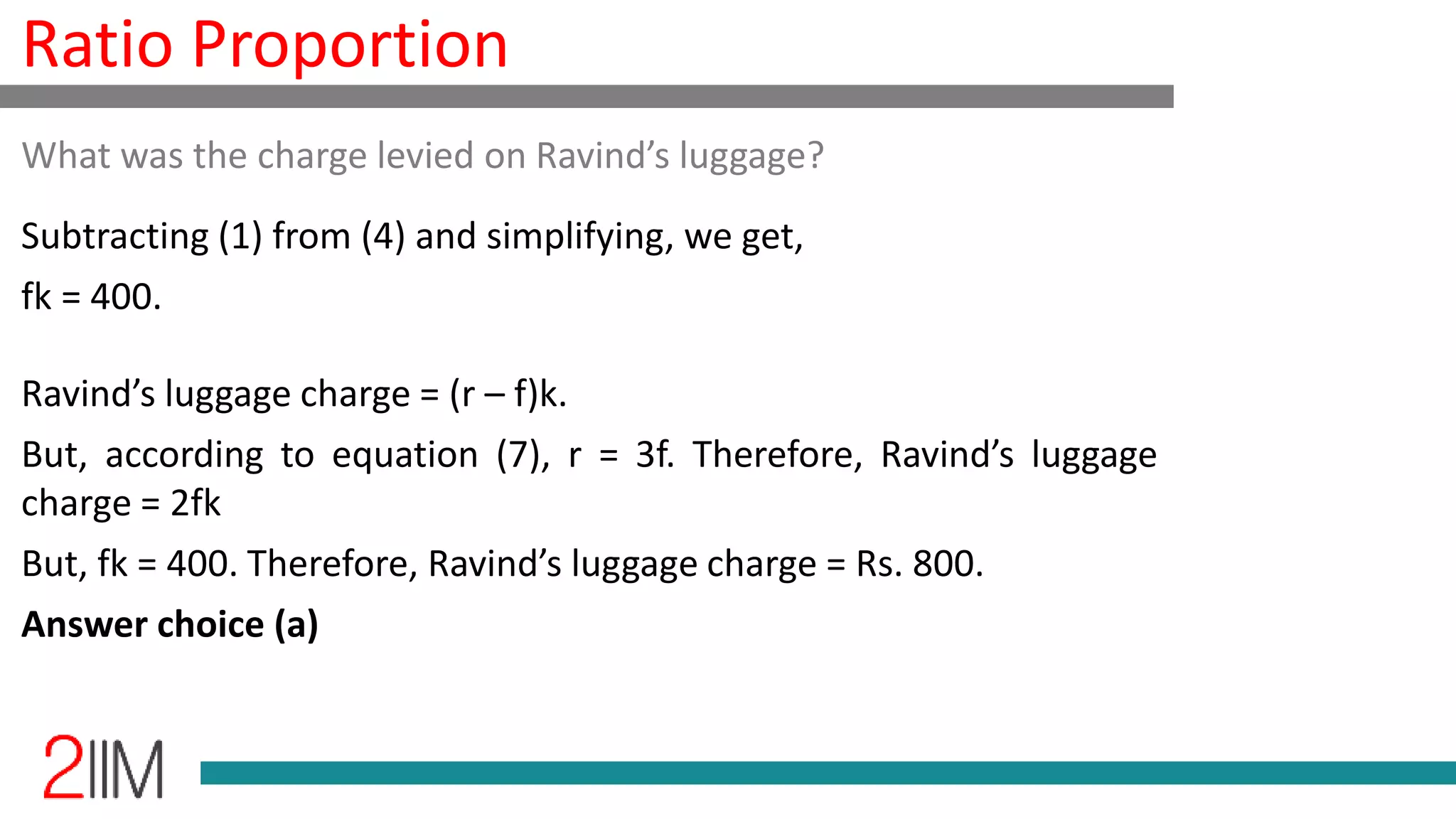 Ratios linear Equations | PPTX