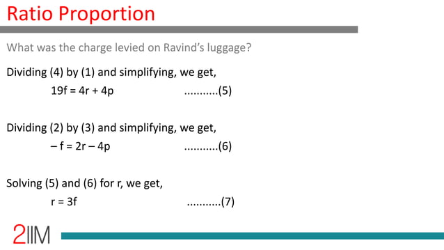 Ratios linear Equations | PPTX