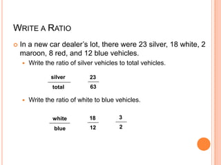 Ratio & proportion | PPTX