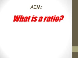 Ratio & proportion | PPTX