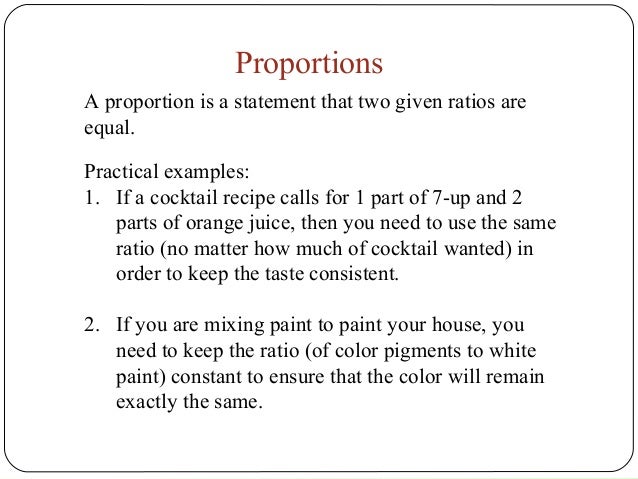 Ratio And Propotion