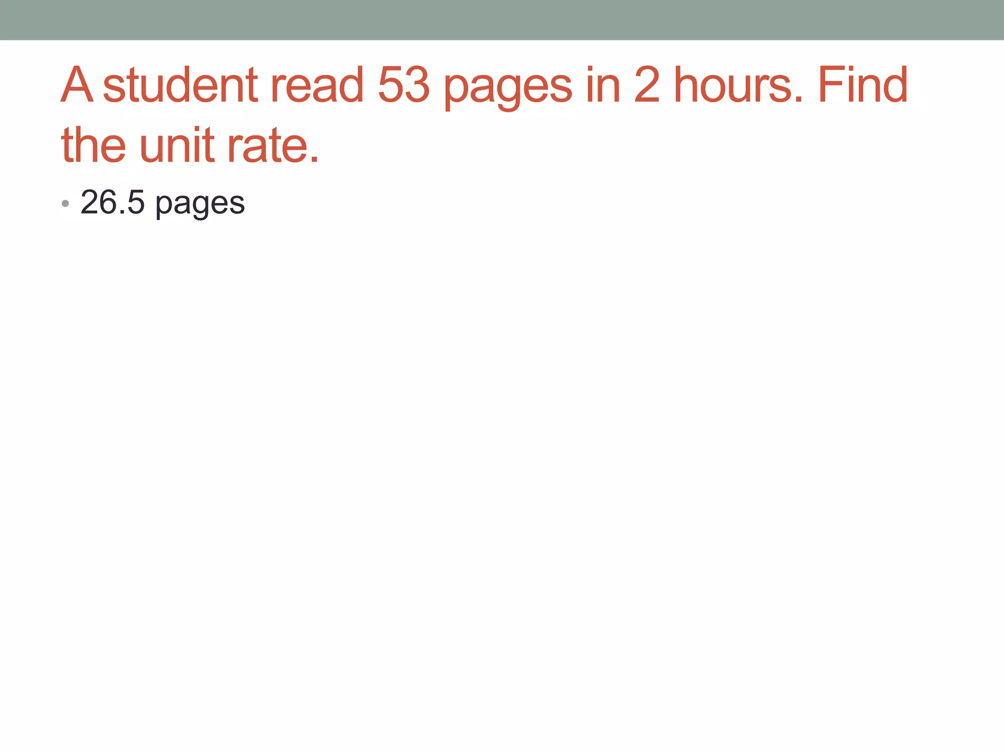 Ratio, rates and unit rates review web | PPT